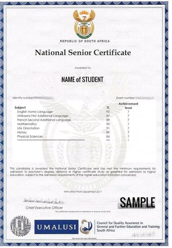 How To Replace Lost Or Damaged Certificates Issued By Umalusi Tzaneen 